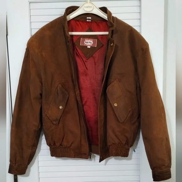 Bugle Boy | Jackets & Coats | Vintage Rare Bugle Boy Maroon Lined ...